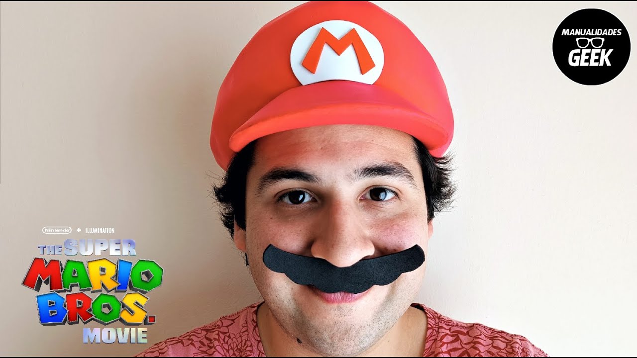 ¡Aprende a hacer una increíble gorra de Mario Bros con fieltro en tan ...